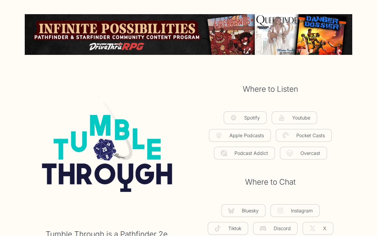 Tumble Through Podcast